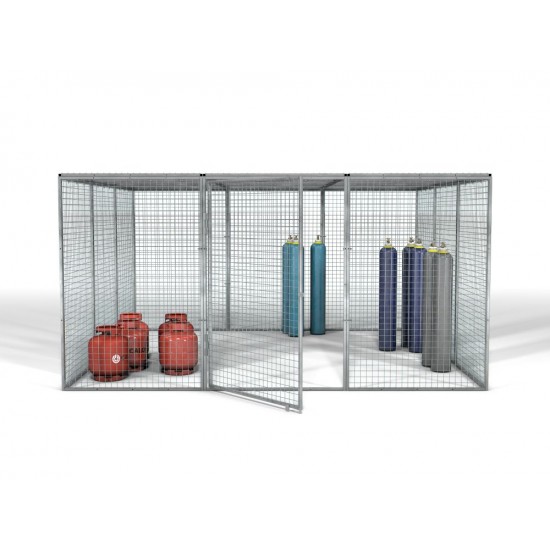 Armorgard Gorilla Gas Cage GGC16 | Galvanised Outdoor Gas Cylinder ...