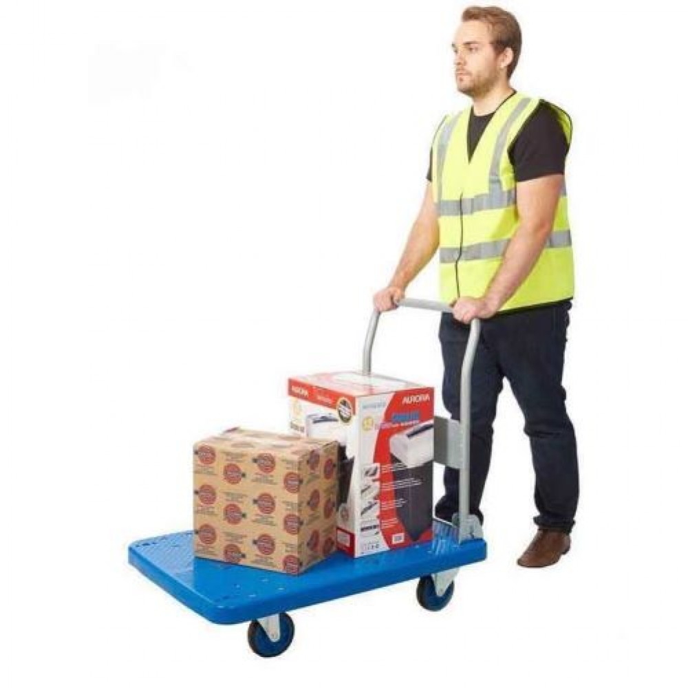 Folding Plastic Base Trolley PLA-300 | Plastic Platform Trolleys ...