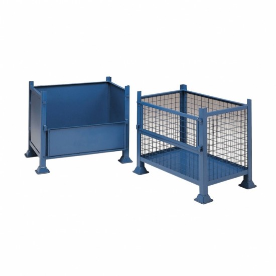 Steel Half-Drop Side Box Pallets PHD616146MBX | Steel Half-Drop Side ...