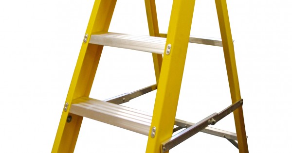 Heavy Duty Glassfibre Swing Back Step Ladders GFBB4 | Steps and Ladders ...