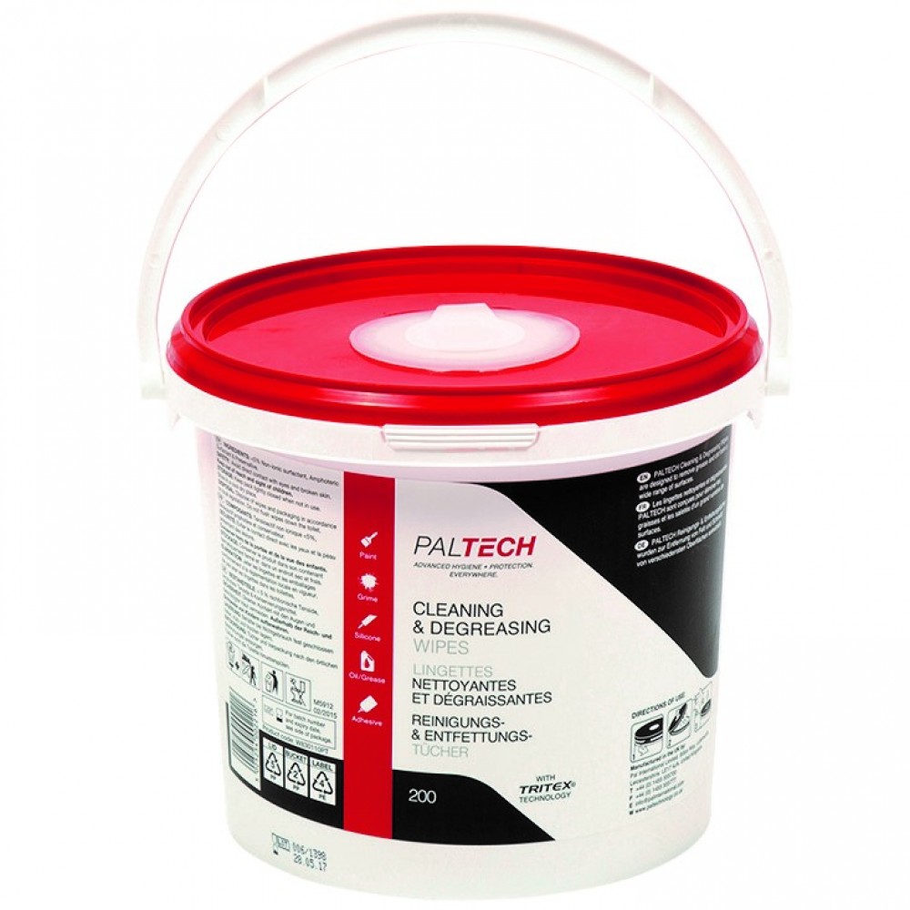 Paltech Cleaning & Degreasing Wipes PT96| Industrial Hand Wipes ...