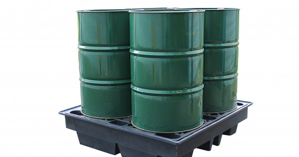 Low Profile Recycled Sump Pallet BP4LR | Drum Containment And Drum ...